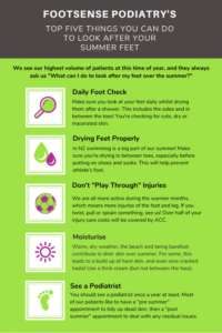 Looking After Your Feet this Summer - Footsense